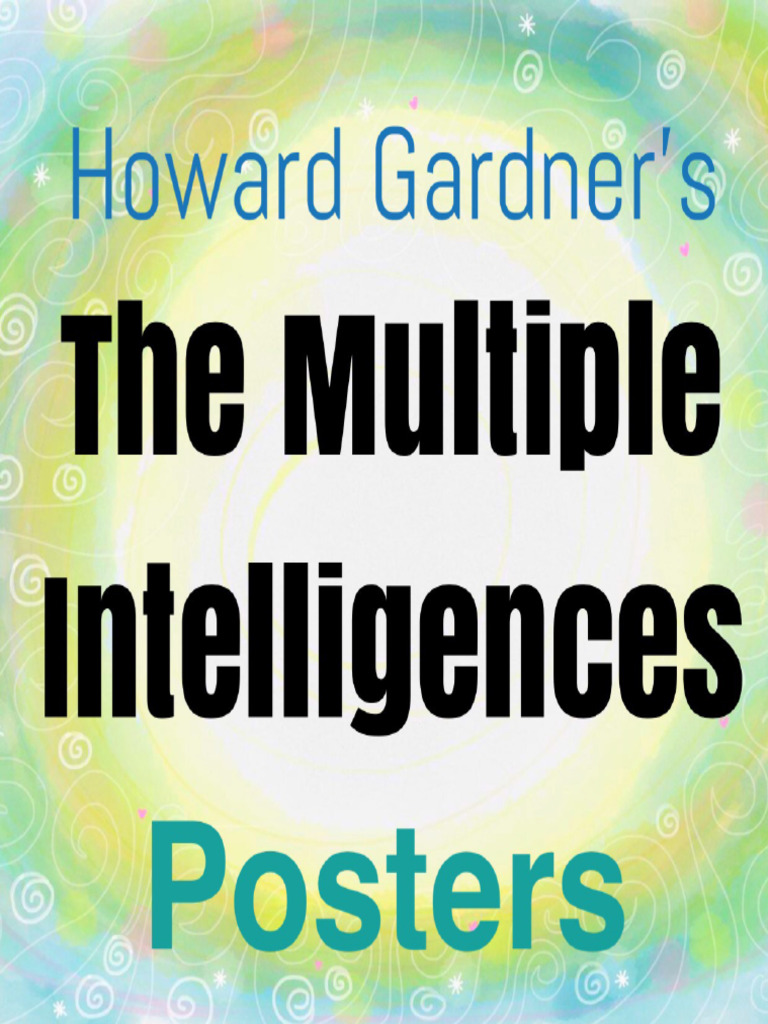 Multiple Intelligences Learning Posters | PDF | Wellness