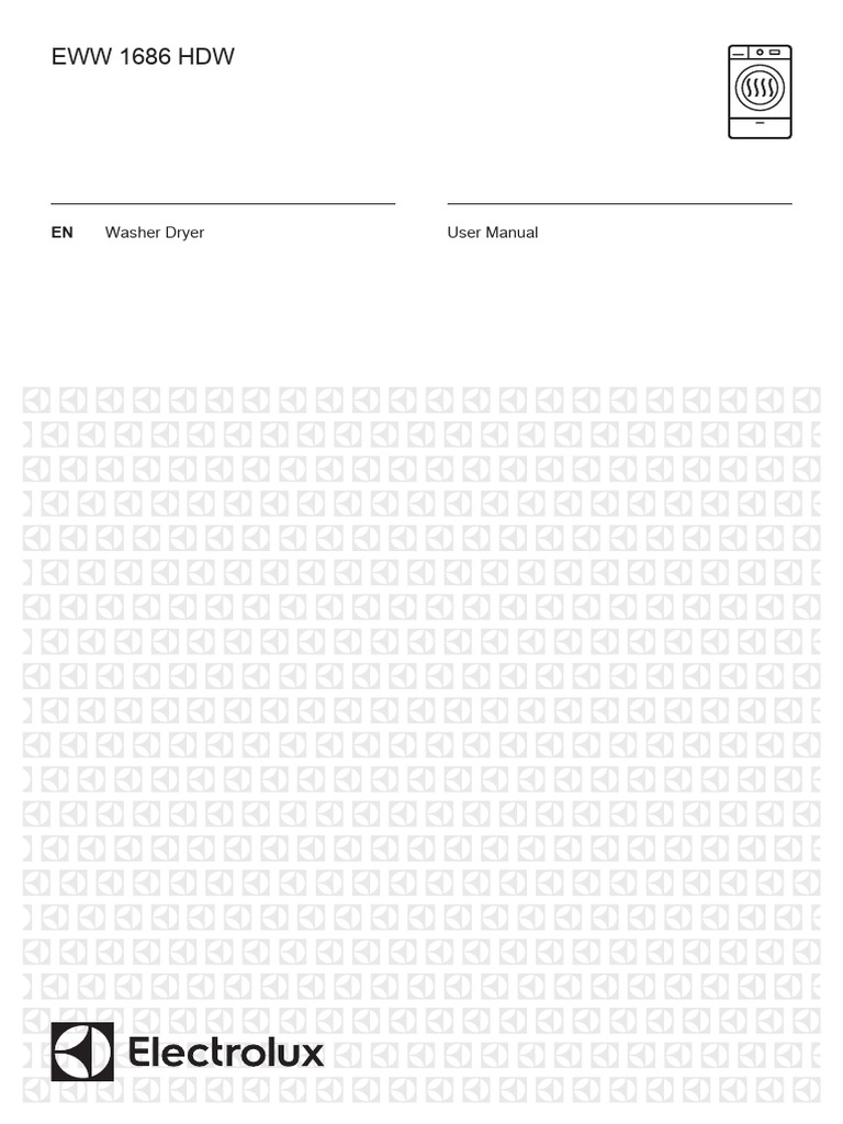 EWW 1686 HDW Washer Dryer Manual | PDF | Laundry | Ac Power Plugs And ...
