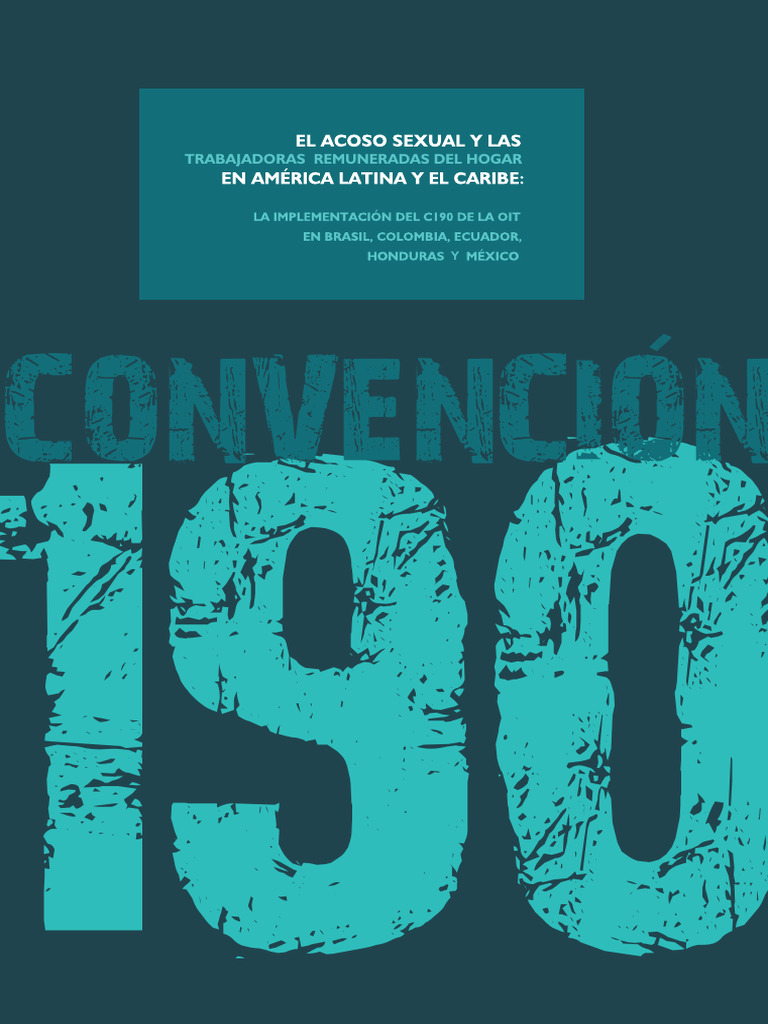 El Acoso Sexual E Las Trabajadoras Remuneradas Del Hogar En América Y 1560