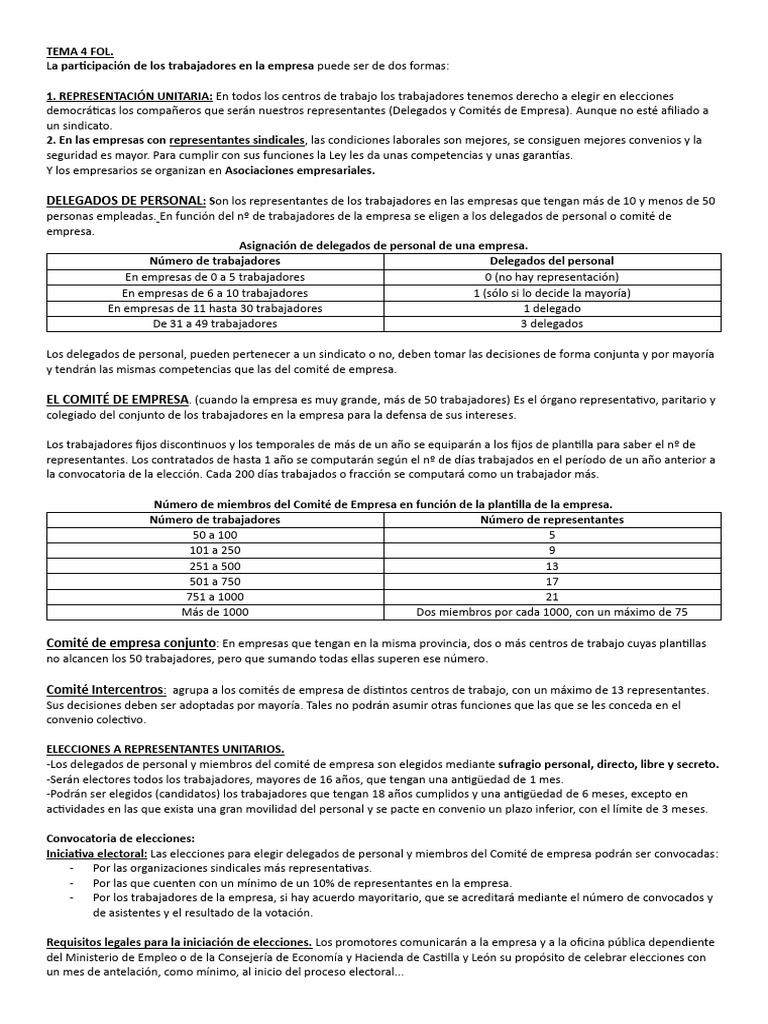 Tema 4 Fol | PDF | Derecho laboral | Arbitraje