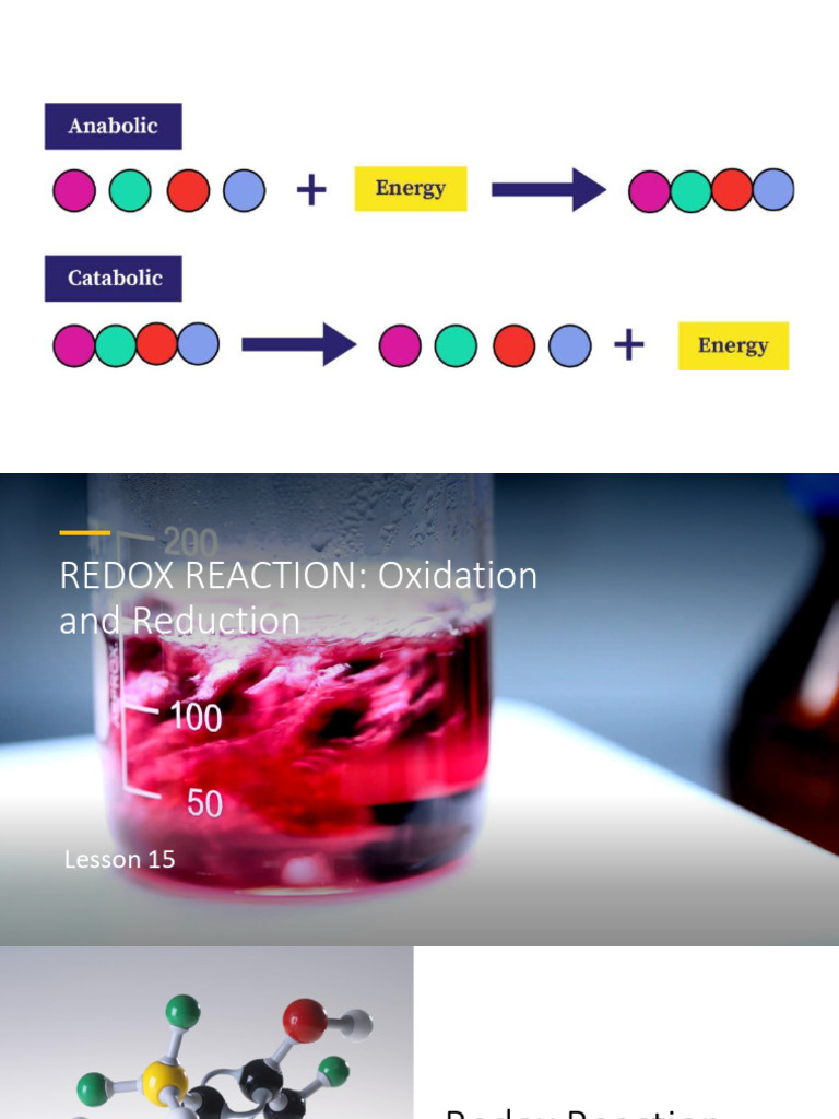 Lesson 15 Redox Reaction | PDF | Technology & Engineering