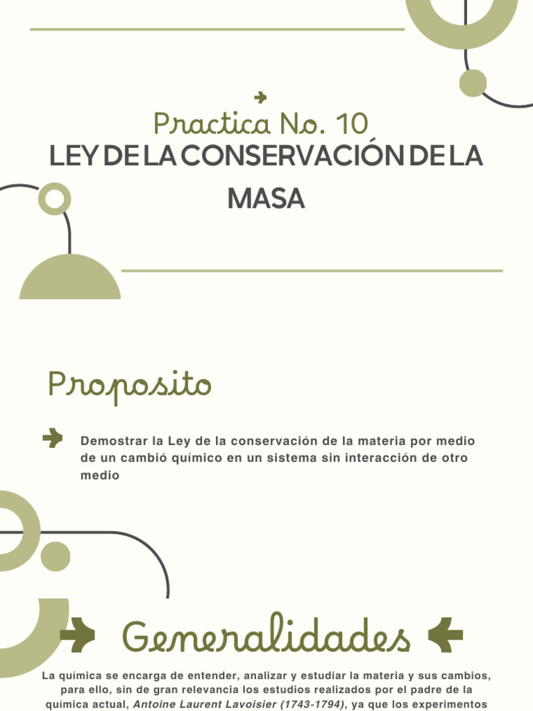 Práctica No 10 | PDF | Química | Reacciones químicas