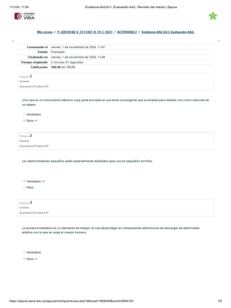 Evidencia Aa2-Ev1 - Evaluación Aa2 Procesos de Soporte Tecnico para El Mantenimiento de Equipos ...