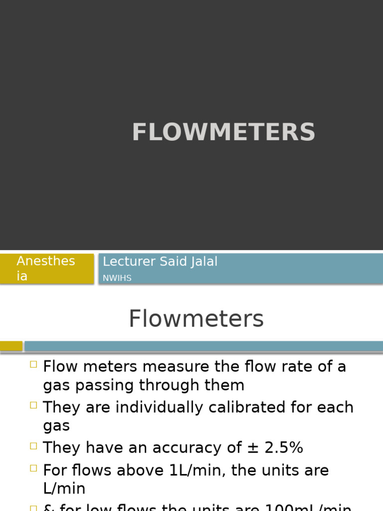 Flow Meters | PDF | Flow Measurement | Gases