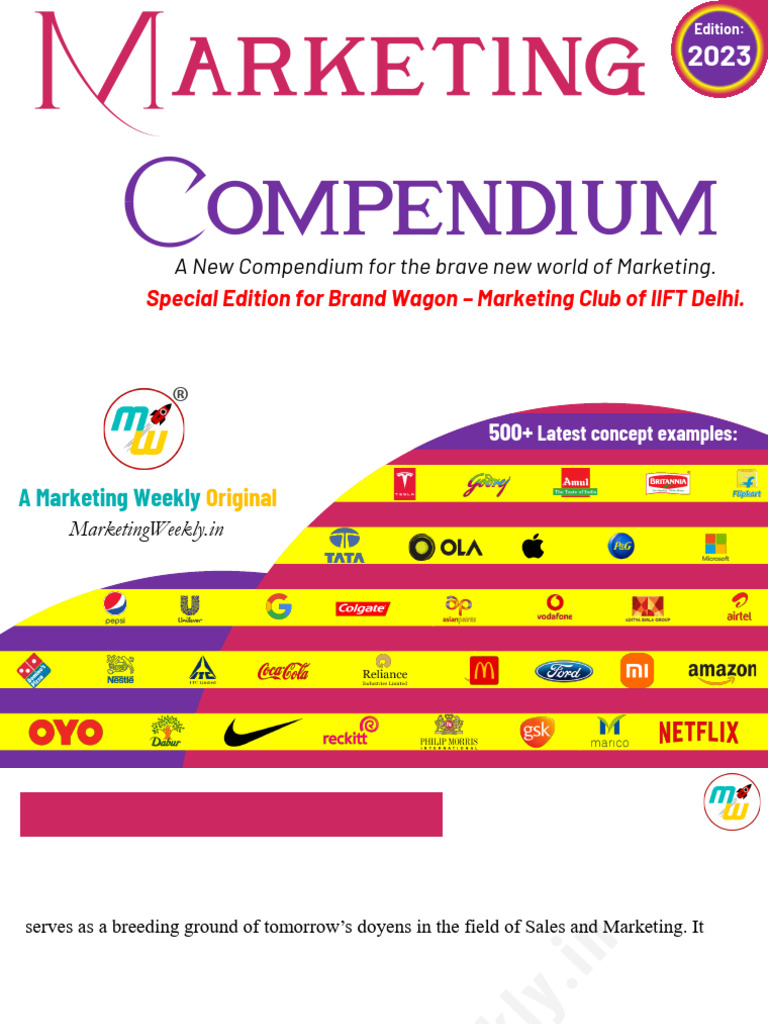 Marketing Compendium 2023 | PDF | Marketing | Pricing
