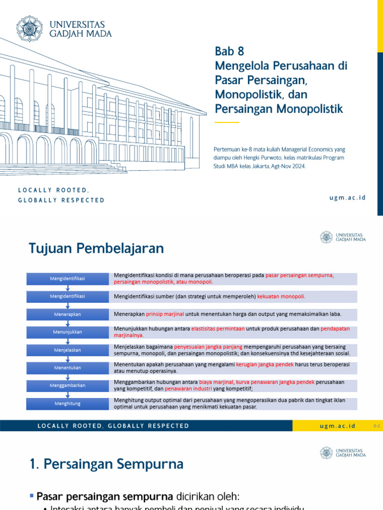 Optimasi Output dan Harga Perusahaan | PDF