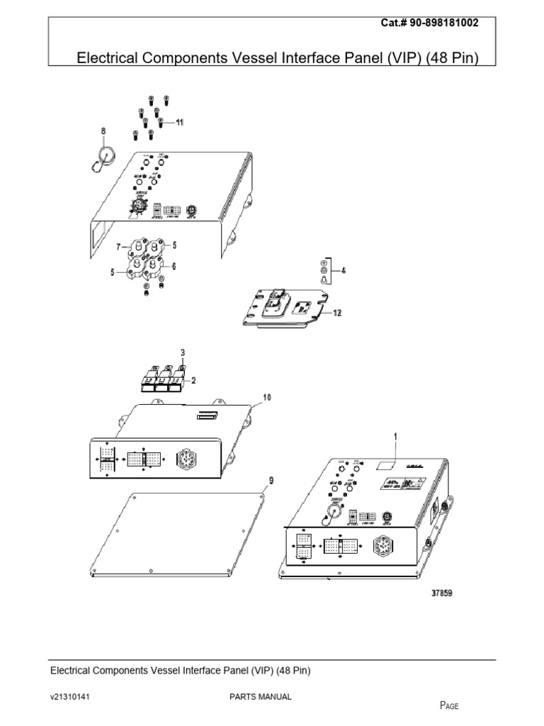 Vessel Interface Panel Parts Manual | PDF | Power Engineering ...