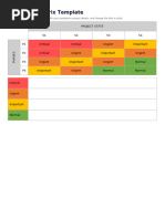 Basic Problem Escalation Matrix Template | PDF