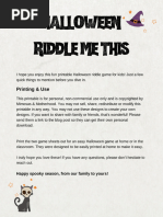 Halloween Tongue Twisters Printable | PDF