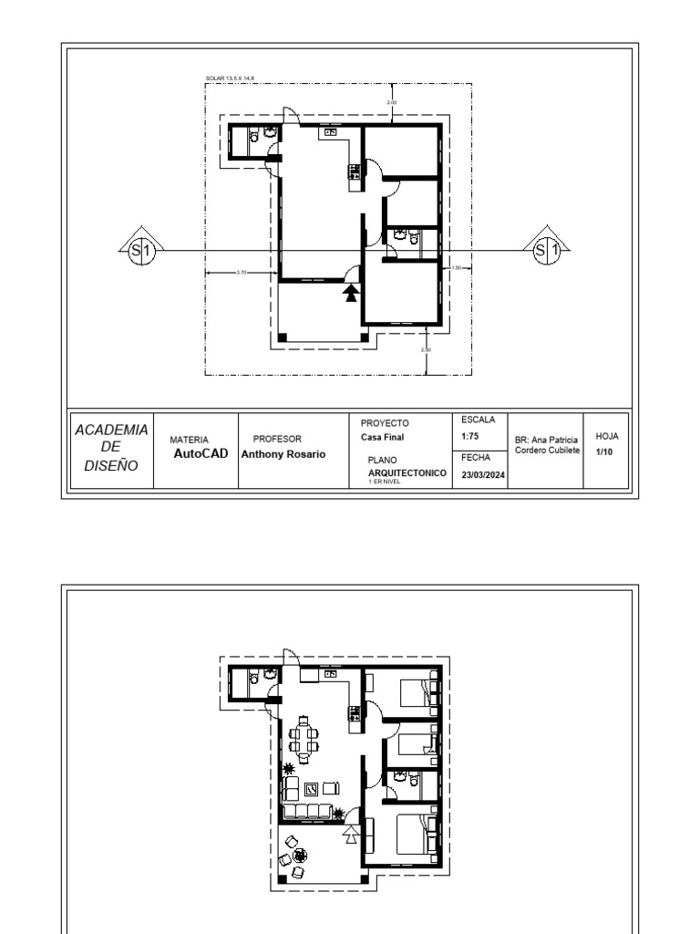 Examen Final Curso Autocad | PDF