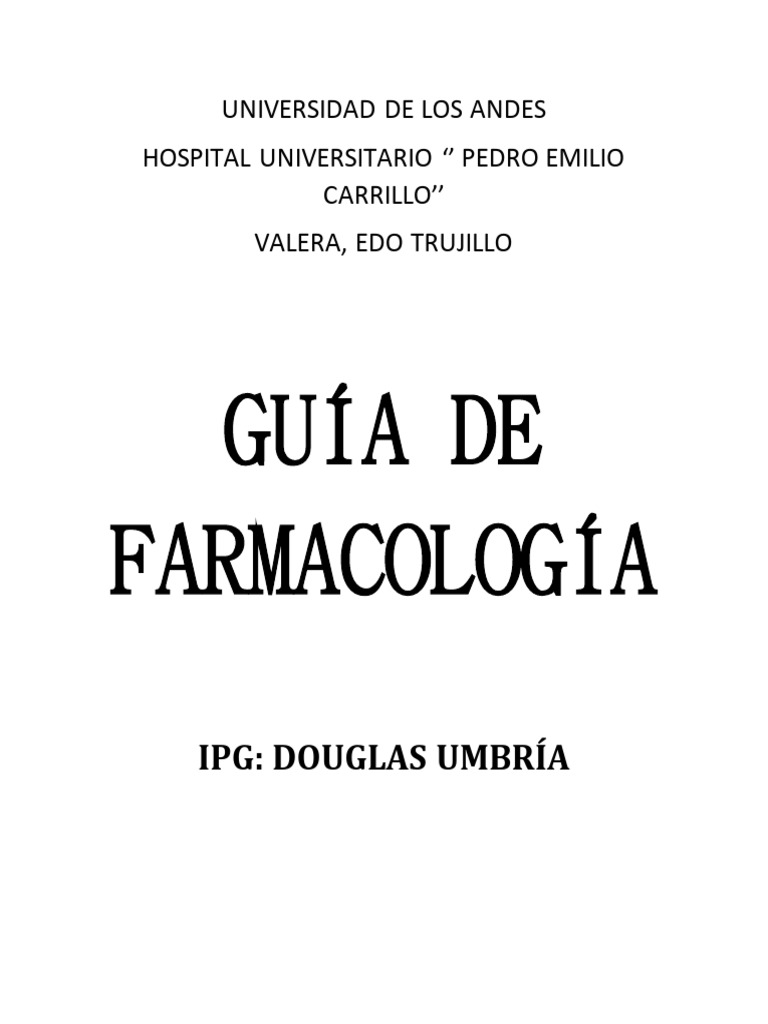 Guia Farmaco PDF | PDF | Penicilina | Farmacología