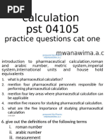 Pharmacy Alligation Practice Problems | PDF | Pharmacy | Medical ...