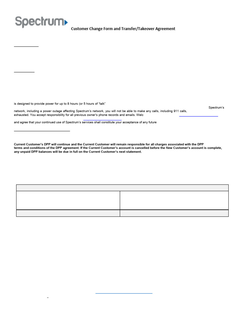 Account Change Signature Form Residential | PDF | Payments