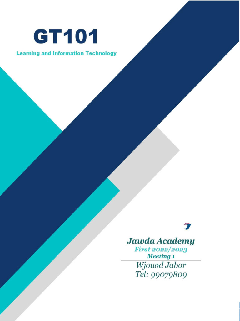 GT101 Chapter2 Wjouod Jabor | PDF