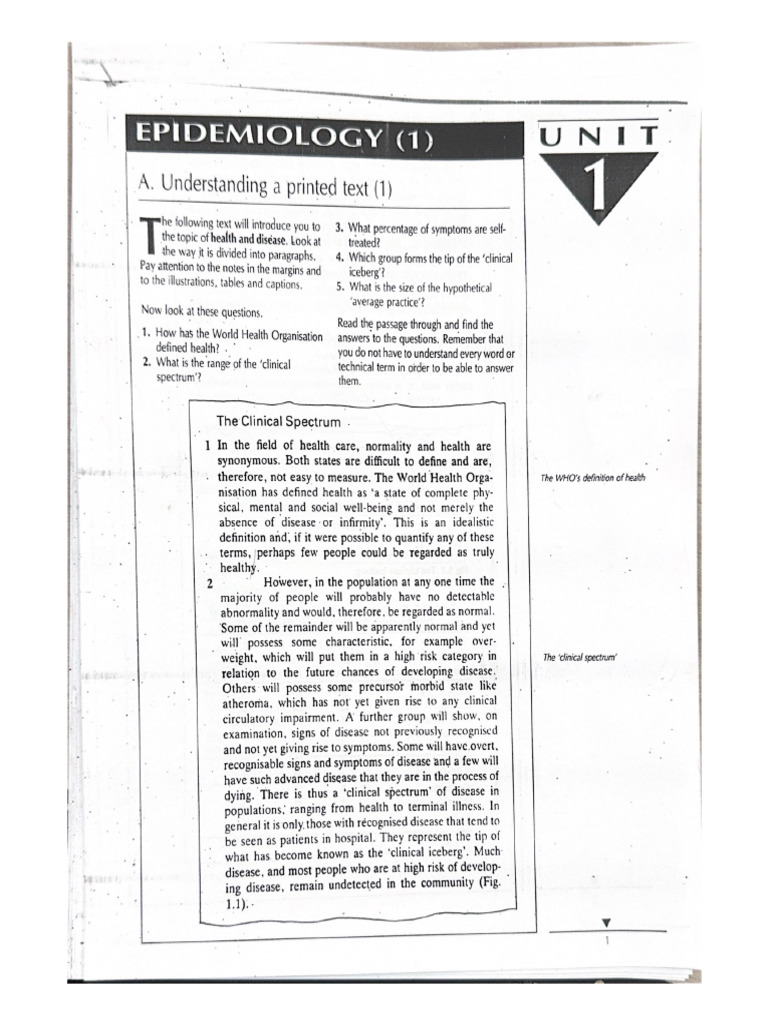 EPIDEMIOLOGY | PDF