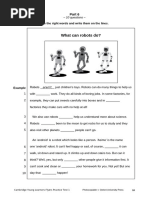 Cambridge Flyers Practice Test A2 | PDF