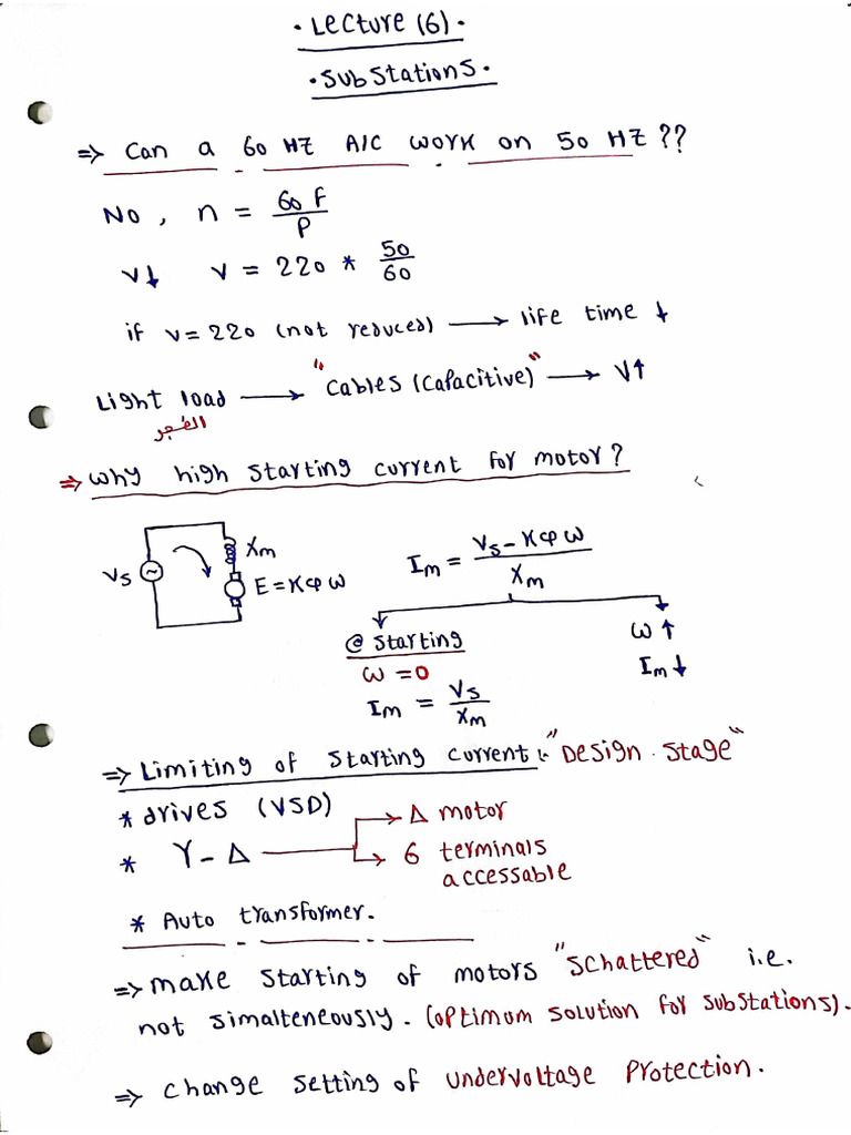 Lecture 6 Substations | PDF