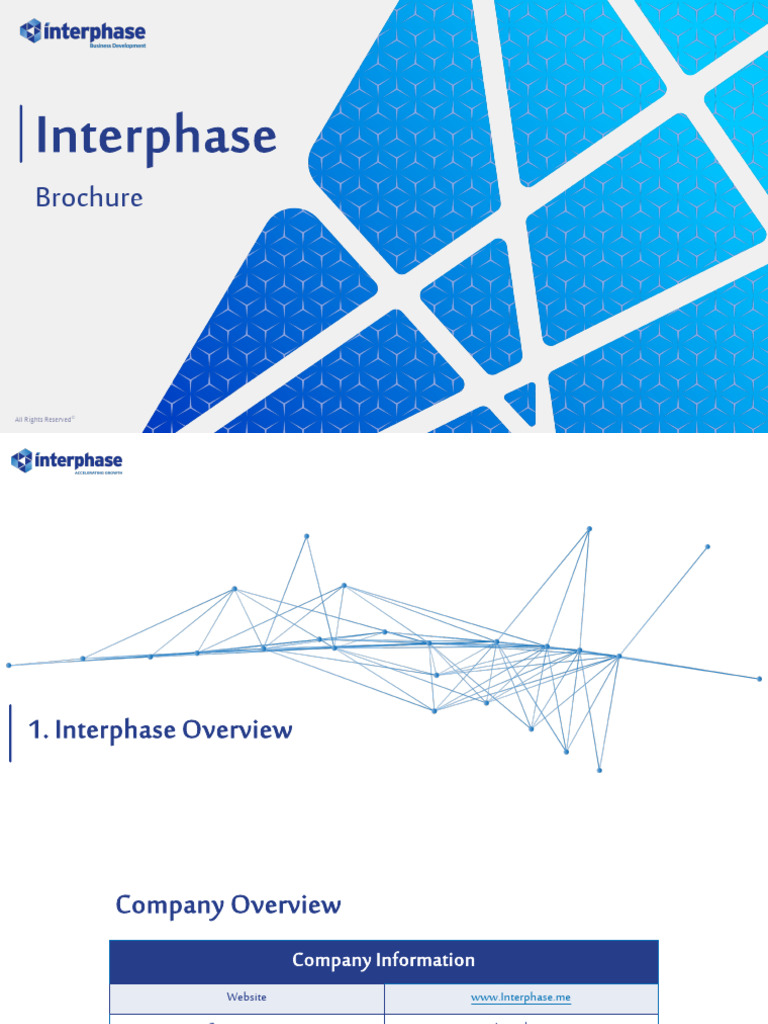Interphase Brochure V0.9 | PDF | Automation | Performance Indicator