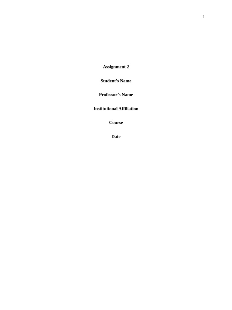 Assignment 2.edited | PDF | Science & Mathematics