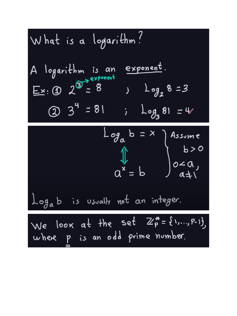 Primitive Roots and Discrete Logarithm | PDF
