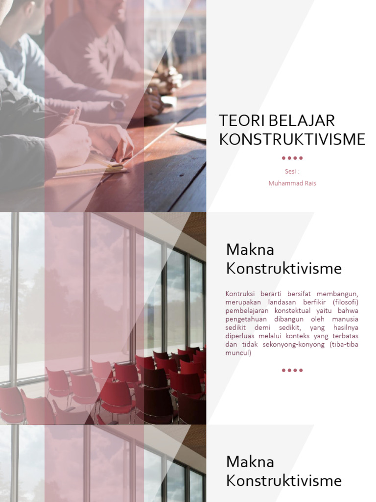 Sesi 5. TEORI BELAJAR KONSTRUKTIVISME | PDF