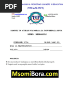 Alama Za Barabarani | PDF