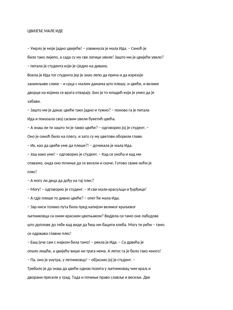 Cvece Male Ide | PDF