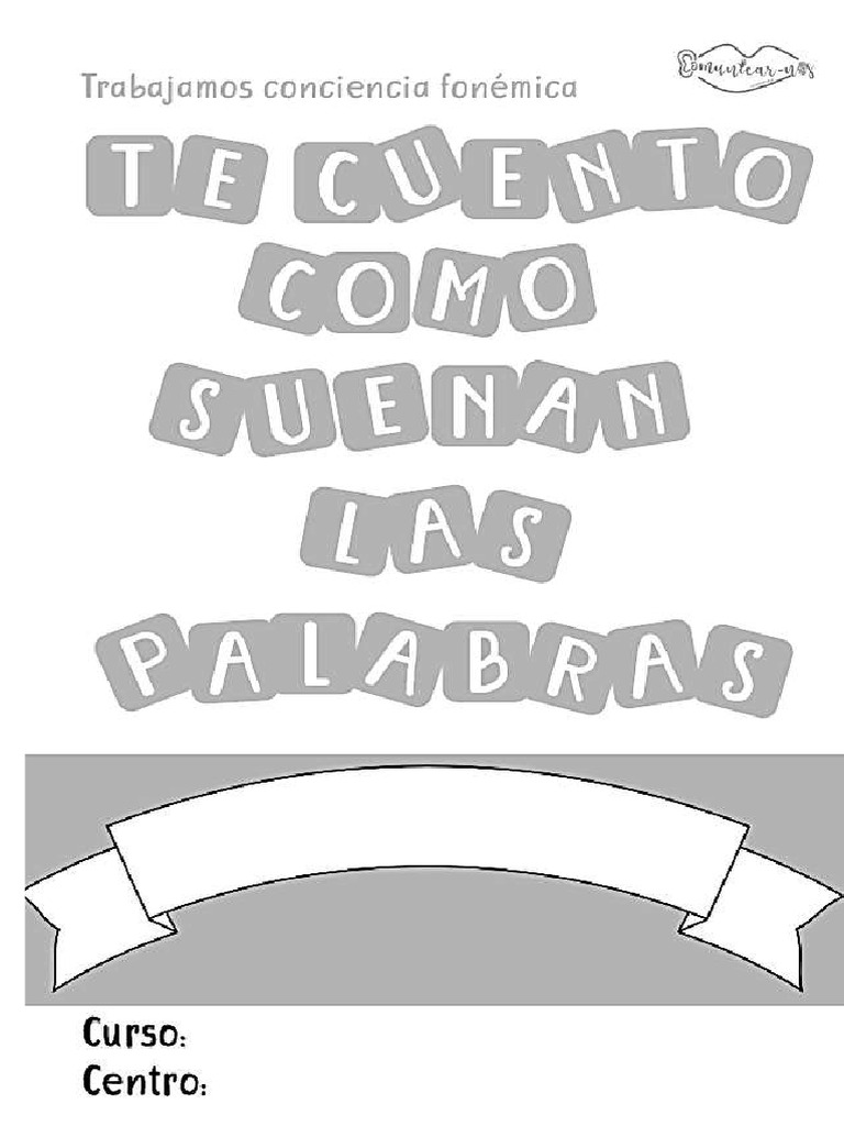 Cuadernillo Conciencia Fonemica | PDF | Aprendizaje | Comunicación humana