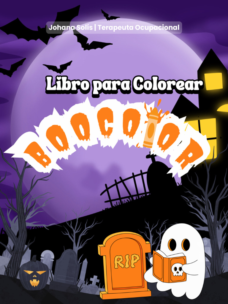 BooColor Libro de Halloween para Colorear | PDF