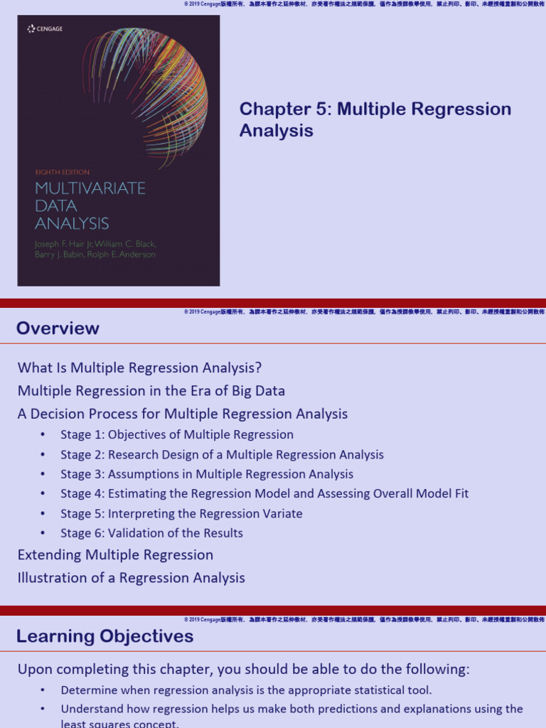 CH 05 | PDF | Regression Analysis | Errors And Residuals