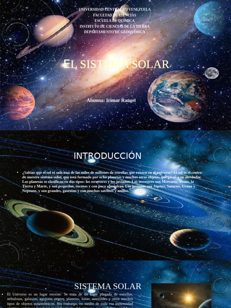 Sistema Solar Informatica | PDF | Sistema solar | Planetas