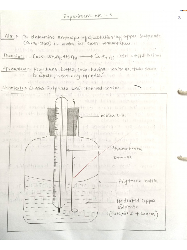 Experiment No 3. CBSE 12 | PDF