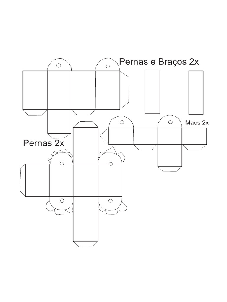 Monde Boneco Papercraft | PDF