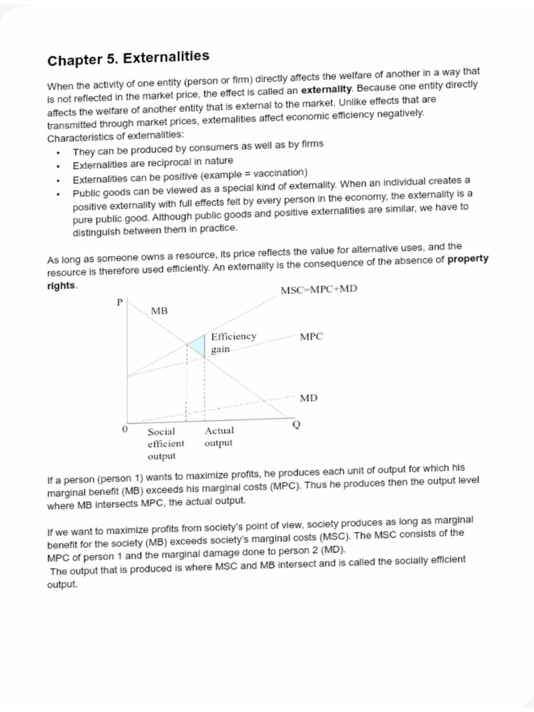 Externalities | PDF