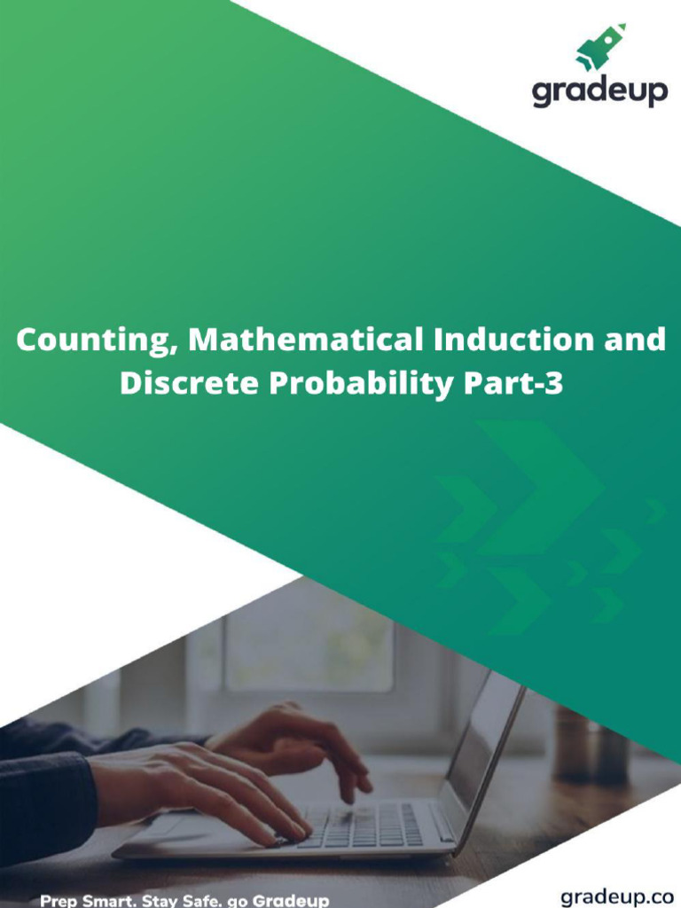 Counting Mathematical Induction and Discrete Probability Part 3 21 ...