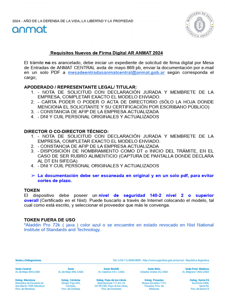 Anamt Requisitos Firma Digital 2024 | PDF | Documento de identidad