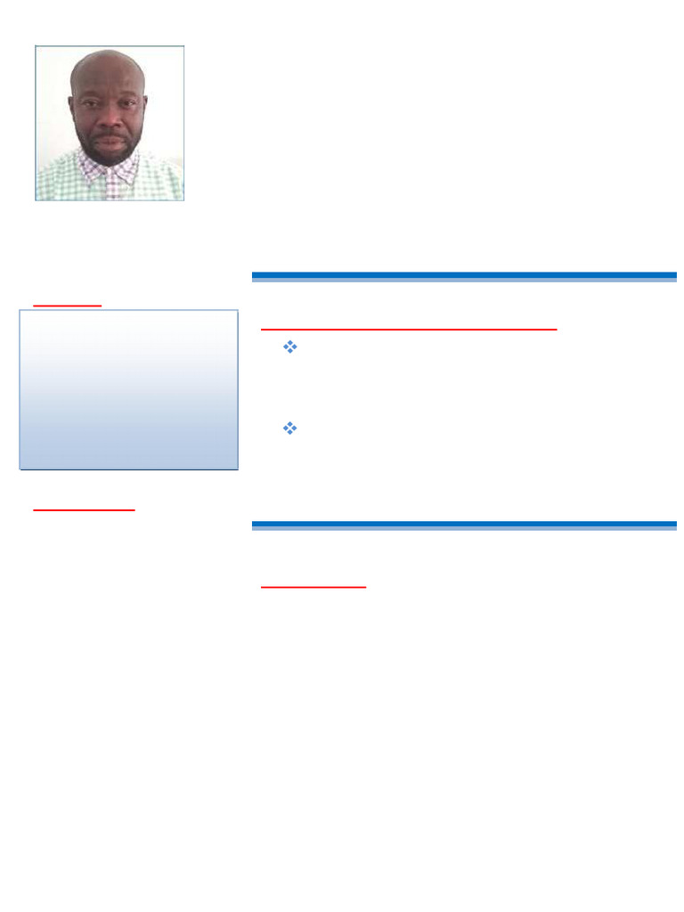 Koutouan Djomanse Freddy CV-3-1 | PDF