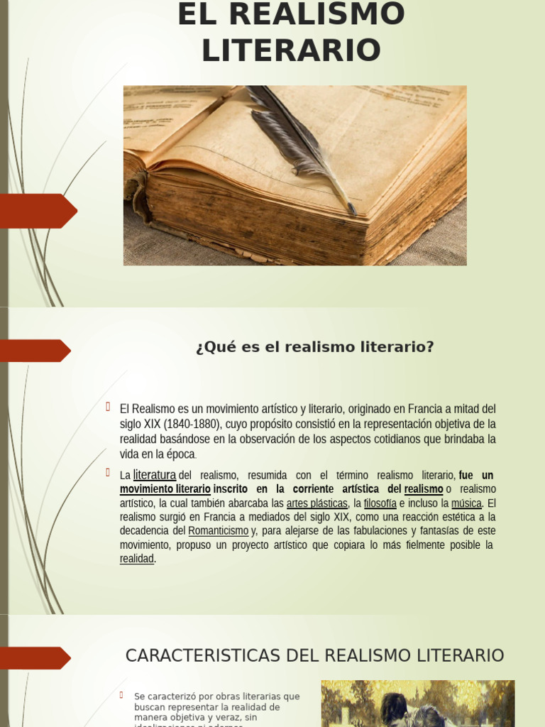 El Realismo Latinoamericano | PDF | Realismo literario | Educación en ...