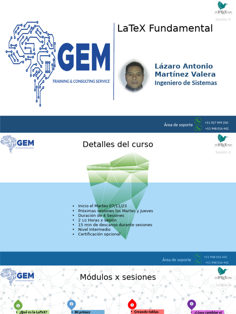 Latex Fundamental Sesion4 | PDF | Diseño gráfico | Impresión