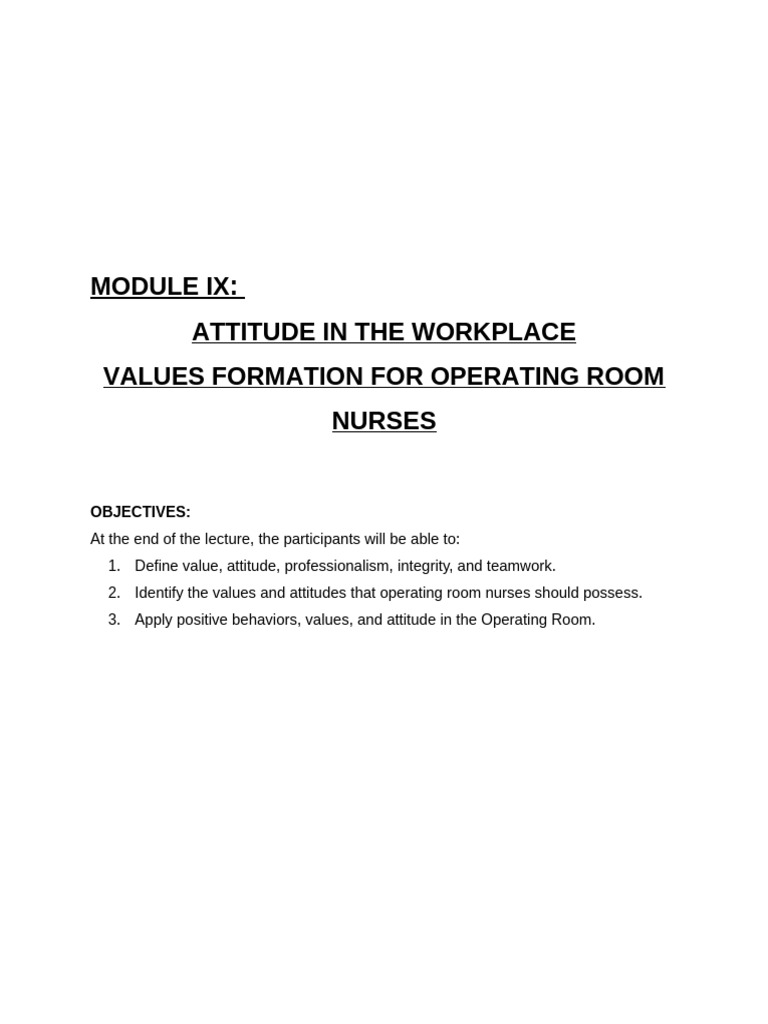 Module Ix-Gtd | PDF | Surgery | Nursing