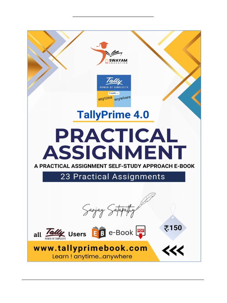 Read Sample Practical Assignments Tallyprime 4 e Book PDF | PDF ...