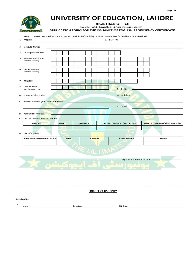 English Proficiency Certificate Pdf Government And Personhood
