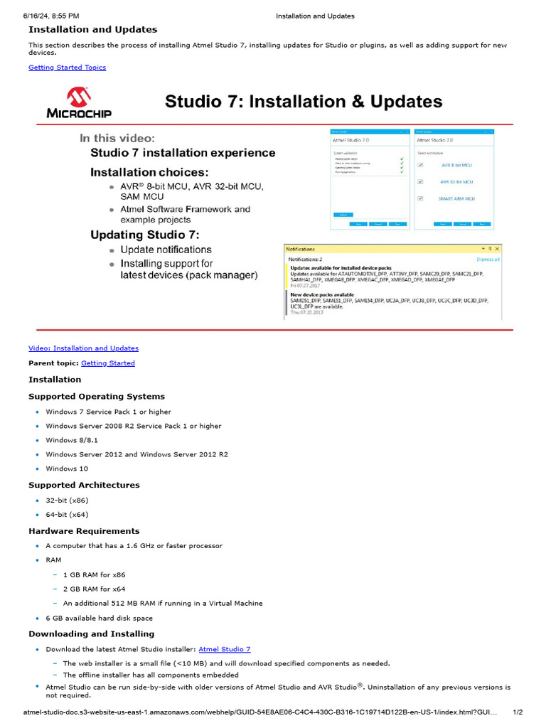 Getting Started With Atmel Studio 7 | PDF | Microsoft Windows | Windows 7