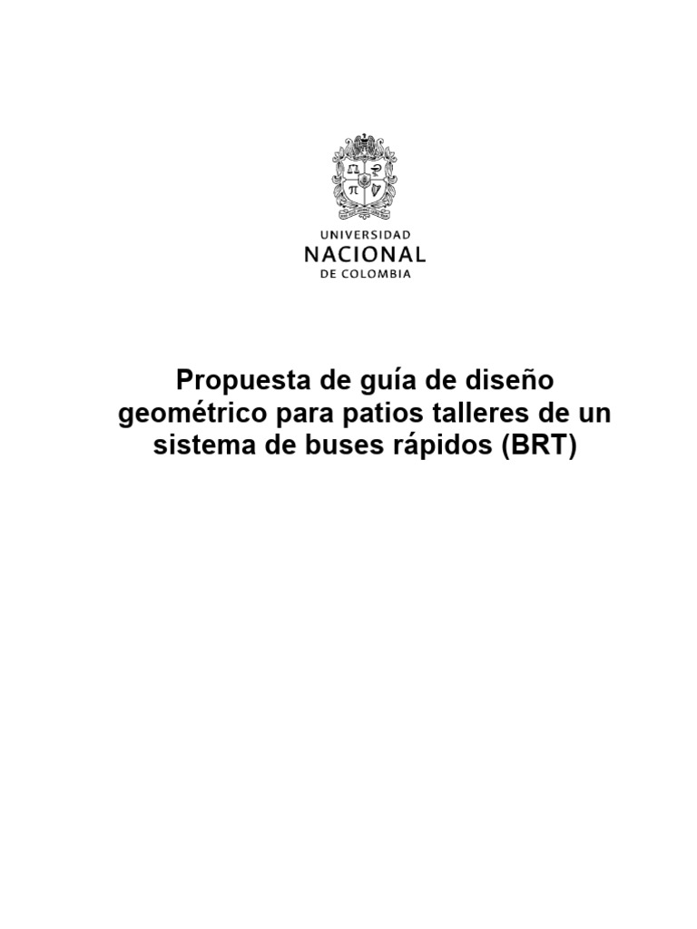 Propuesta de Guía de Diseño Geométrico para Patios Talleres de Un ...
