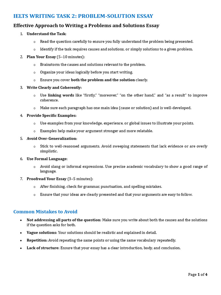 Writing Task 2 PROBLEM-SOLUTION | PDF | Climate Change | Greenhouse Gas