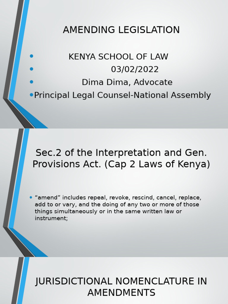 Guest Lecturer Presentation | PDF | Repeal | Mens Rea