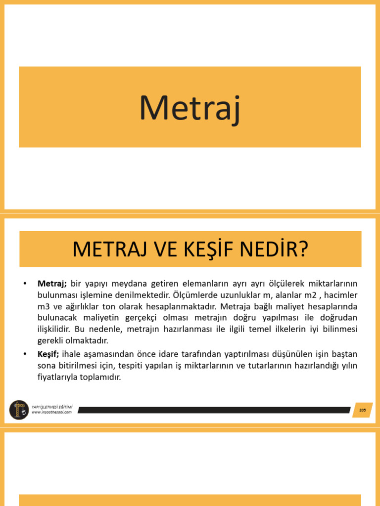 Metraj Notlaraa | PDF