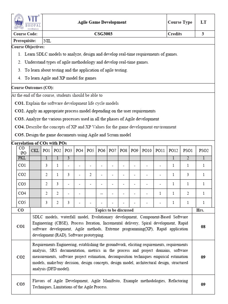Csg3003 - agile-Game-Development - LT - 1.0 - 42 - csg3003 - Agile Game Development - LT - 3 ...