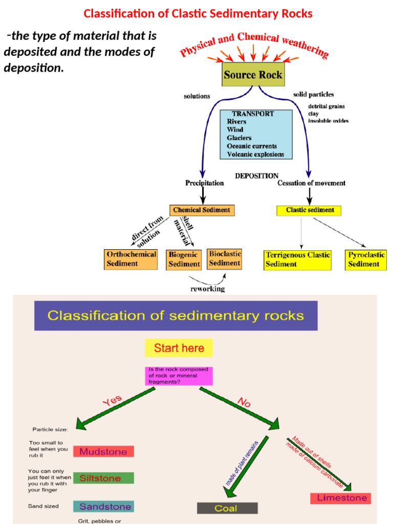 Sedimentary Rocks-1 | PDF | Clastic Rock | Sandstone