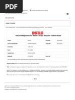 BSES Name Change Request Form | PDF